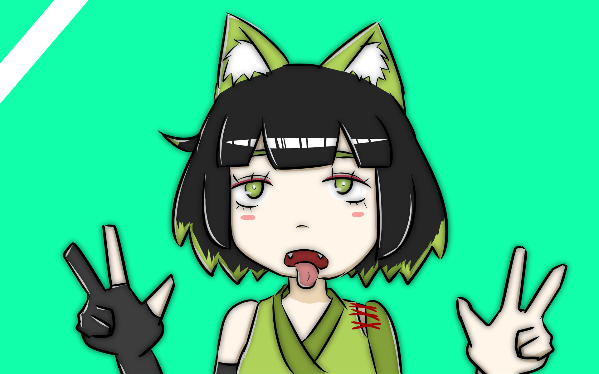 最近描いたやつら 絵を描くというのは精神安定剤: 独りぼっちの毒狐。